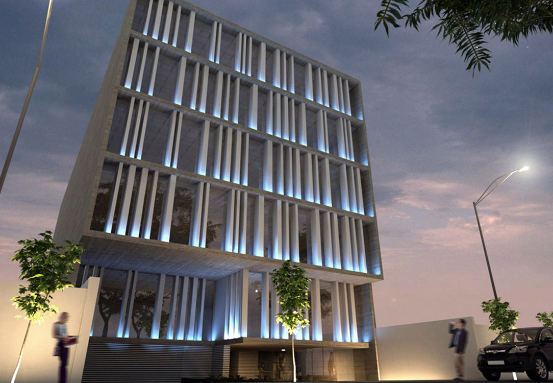 Proyecto arquitectura Edificio Empresarial Pezet, Perú